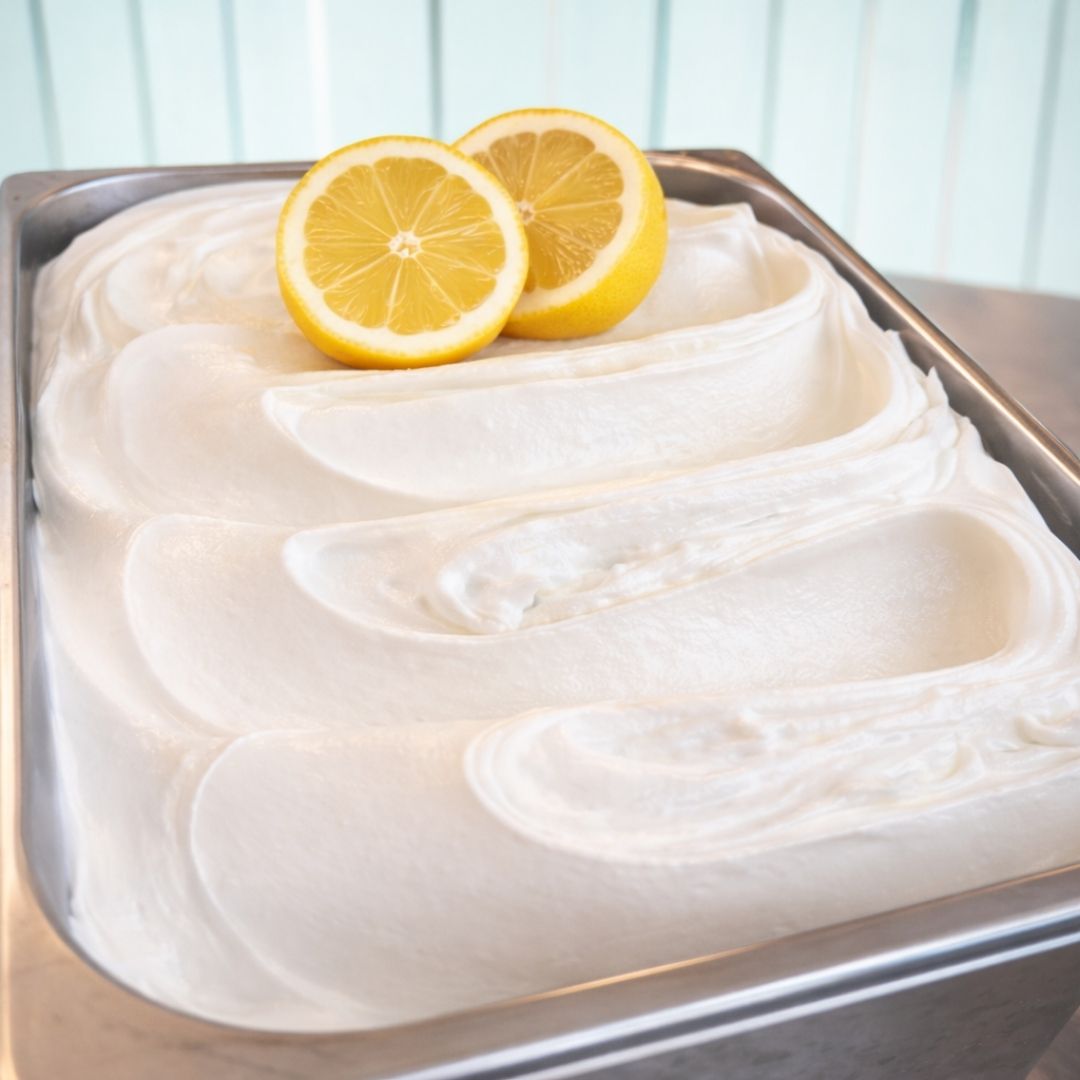 Citron Sorbet – Frisk og syrlig sorbet lavet med ægte citron