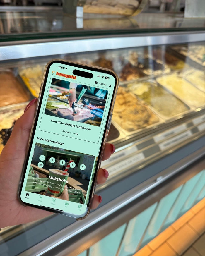 Download the Ismageriet app and enjoy loyalty benefits and rewards.